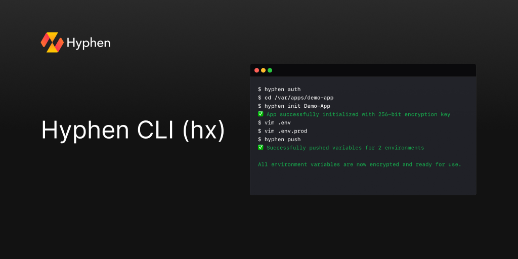 Hyphen CLI (hx) | Bring Hyphen to your terminal - Hyphen AI